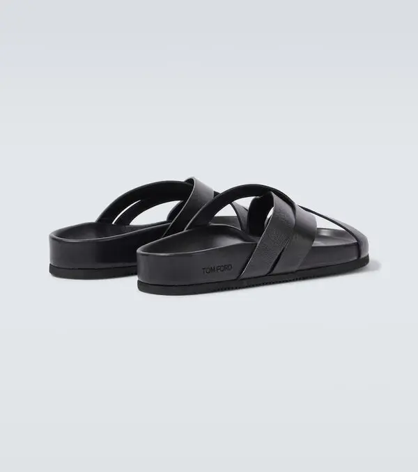TOM FORD Leather Slides