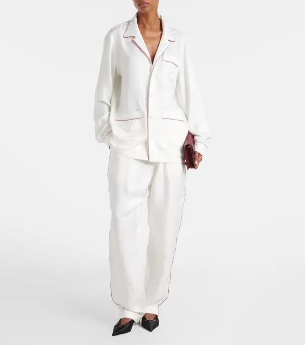 TOM FORD Silk Twill Pajama Shirt
