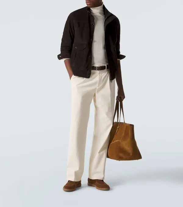 Brioni Suede Desert Boots - Brown