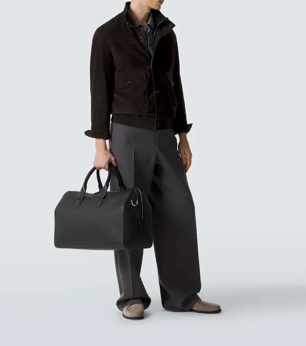 Brioni Leather Duffle Bag