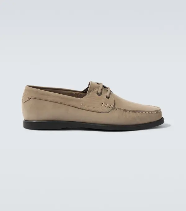 Brioni Leather Derby Shoes - Grey