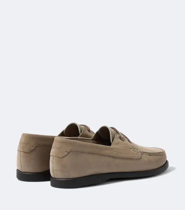 Brioni Leather Derby Shoes - Grey
