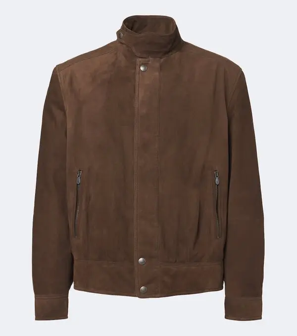 Brunello Cucinelli Suede Jacket - Brown