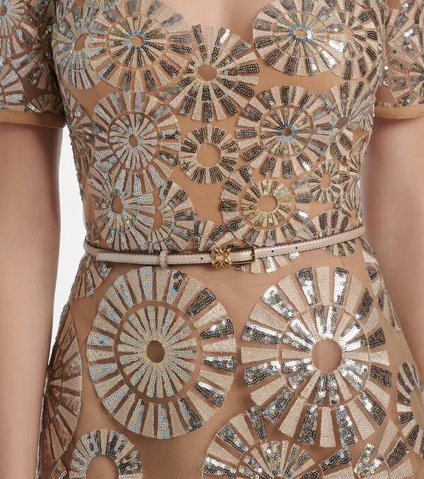 Elie Saab Sequin Embellished Gown