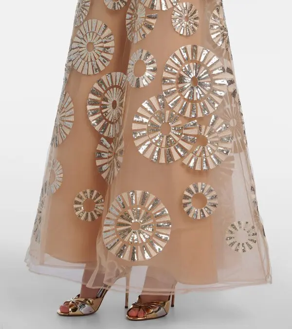 Elie Saab Sequin Embellished Gown