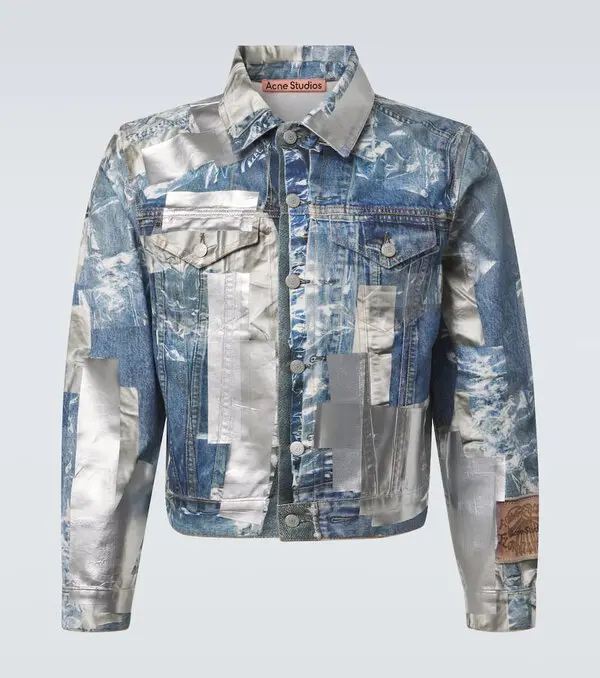 Acne Studios Printed Denim Jacket