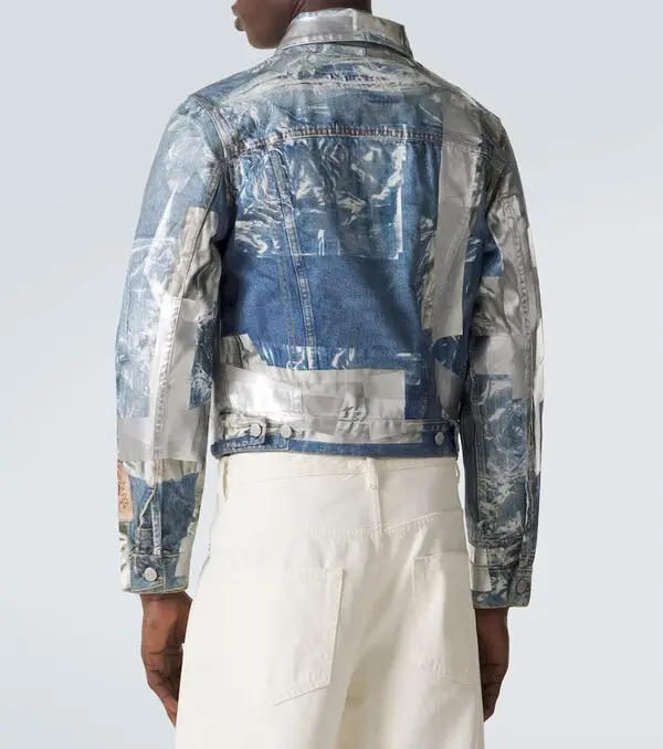 Acne Studios Printed Denim Jacket