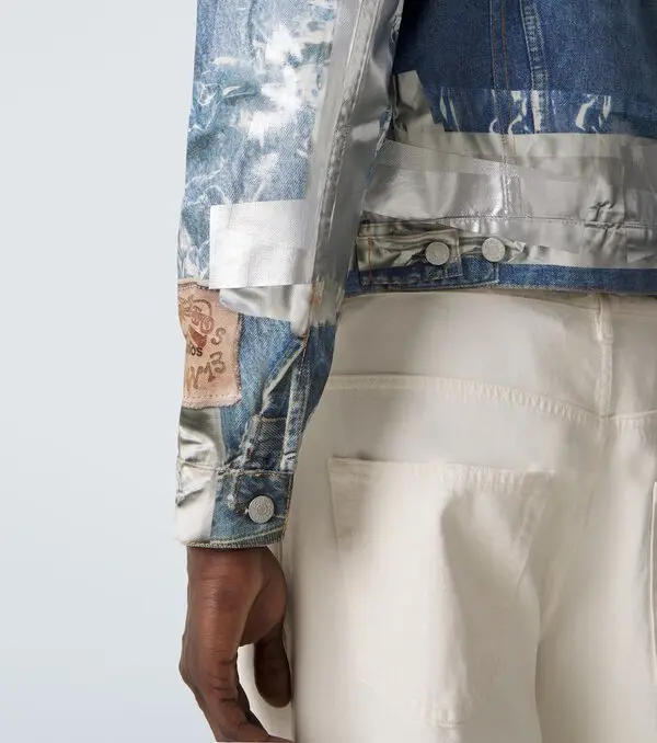 Acne Studios Printed Denim Jacket