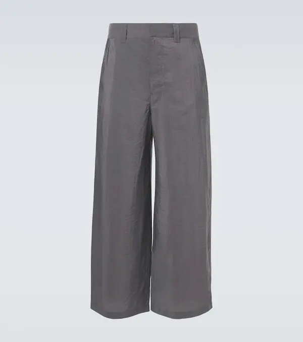 LEMAIRE Silk-blend Barrel-leg Trousers