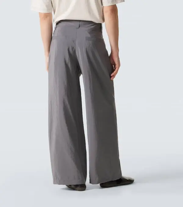 LEMAIRE Silk-blend Barrel-leg Trousers