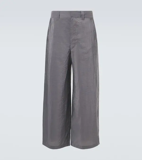 LEMAIRE Silk-blend Barrel-leg Trousers