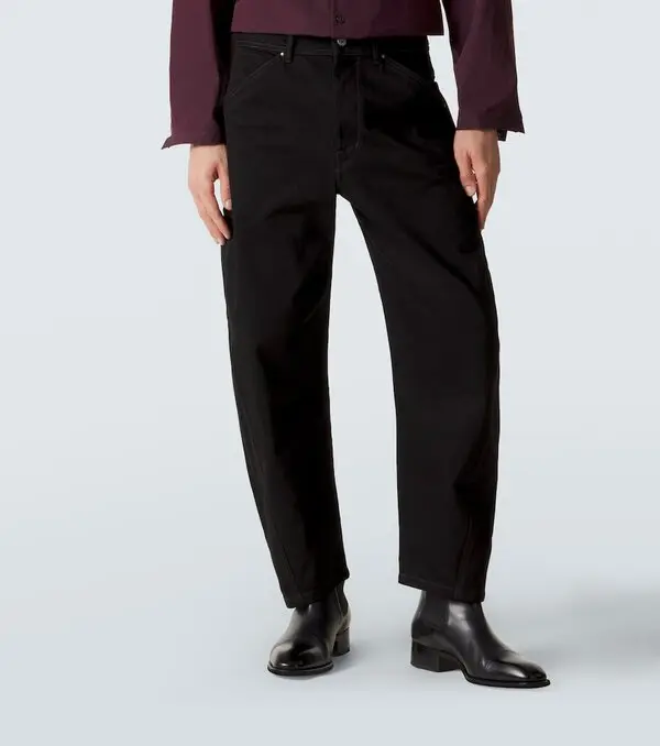 LEMAIRE Barrel-leg Jeans - Black