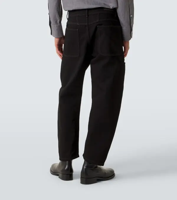 LEMAIRE Barrel-leg Jeans - Black