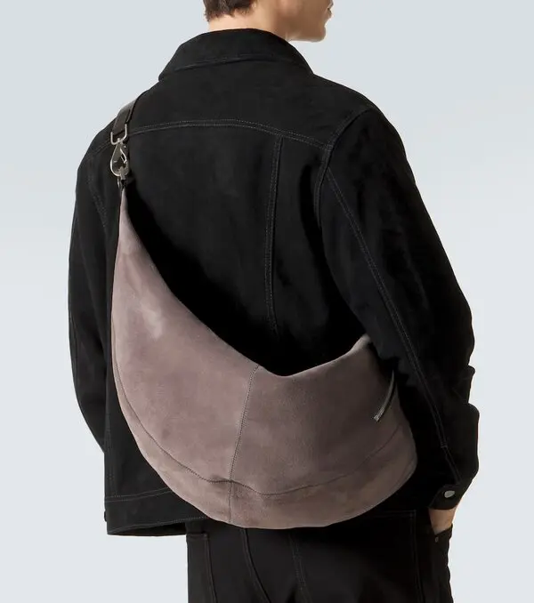 LEMAIRE Belted Suede Shoulder Bag