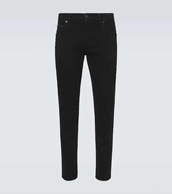 Dolce & Gabbana Slim Fit Jeans - Black