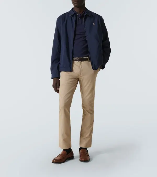 Polo Ralph Lauren Logo Cotton Piqué Polo Shirt - Blue