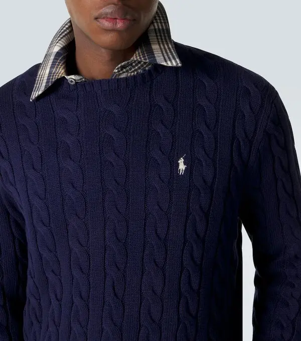 Polo Ralph Lauren Cable-knit Cotton Sweater - Blue