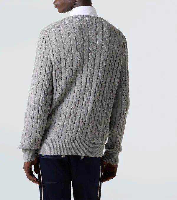 Polo Ralph Lauren Cable Knit Sweater - Grey