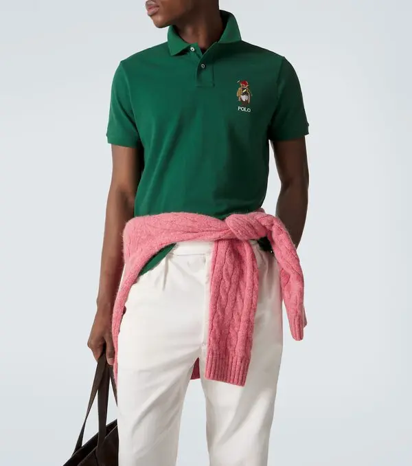 Polo Ralph Lauren Polo Bear Cotton Piqu� Polo Shirt - Green