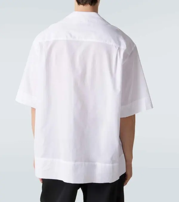 Simone Rocha Ruffled Cotton Poplin Shirt