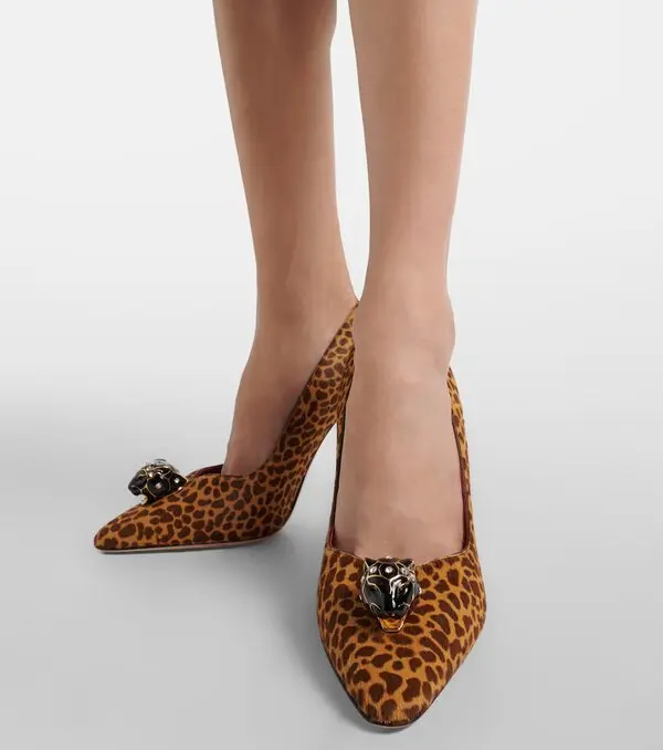 Valentino Garavani Leopard-print Calf Hair Pumps