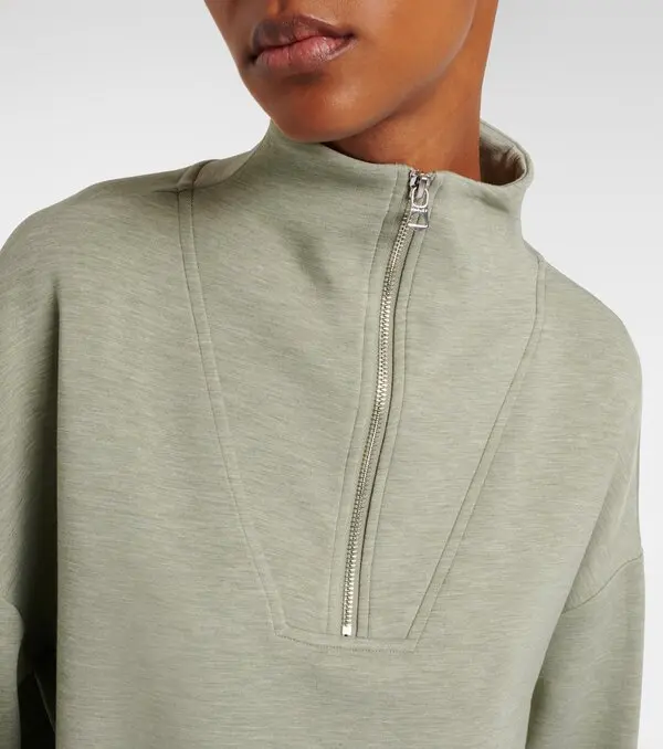 Varley Hawley Half-zip Sweatshirt - Green