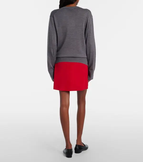 Stouls Lucie 22 Suede Miniskirt