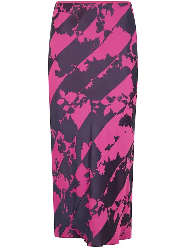 Dries Van Noten Sati Midi Skirt - Pink