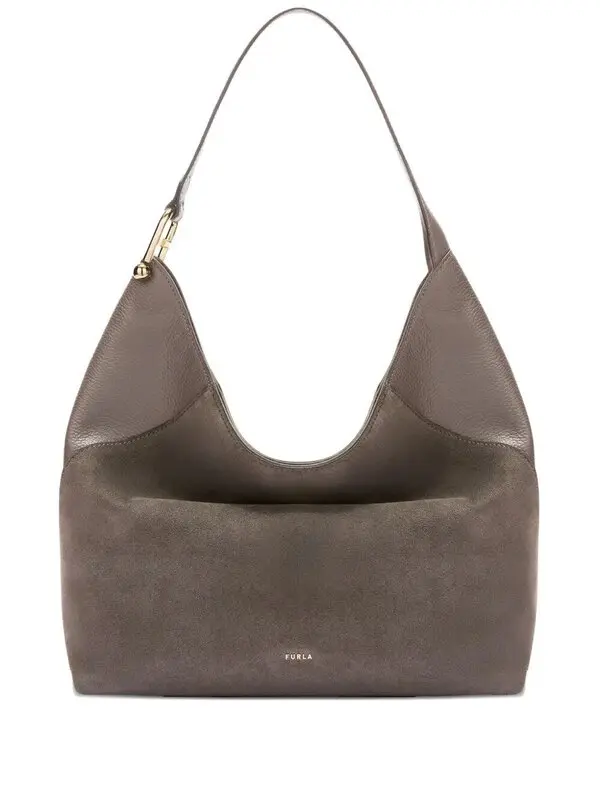 Furla Lara Large Hobo Bag - Gray