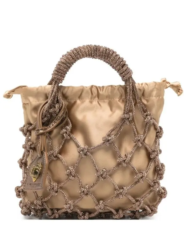 Kurt Geiger Small Macrame Crystal Party Bag