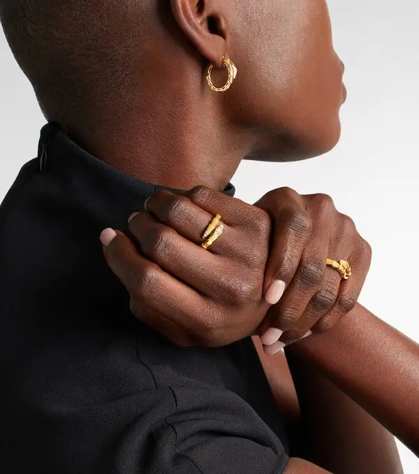 BVLGARI Serpenti Viper 18kt And Diamond Ring - Gold
