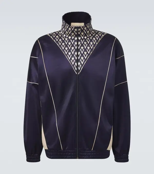 Valentino Garavani Printed Jersey Jacket
