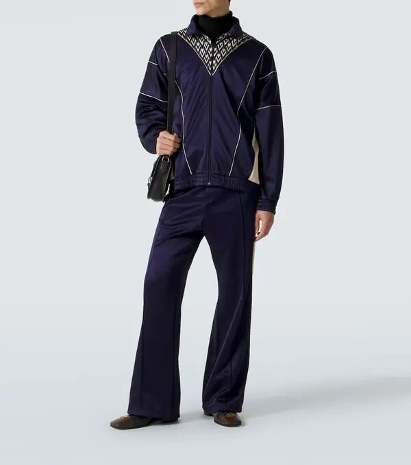 Valentino Garavani Printed Jersey Jacket