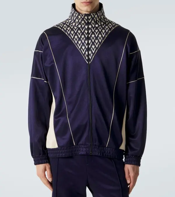 Valentino Garavani Printed Jersey Jacket