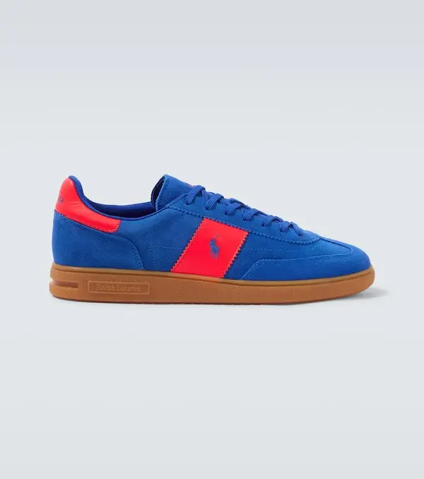Polo Ralph Lauren Bedford Suede Lace-up Sneakers - Blue