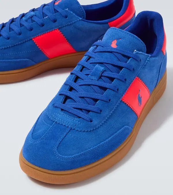 Polo Ralph Lauren Bedford Suede Lace-up Sneakers - Blue
