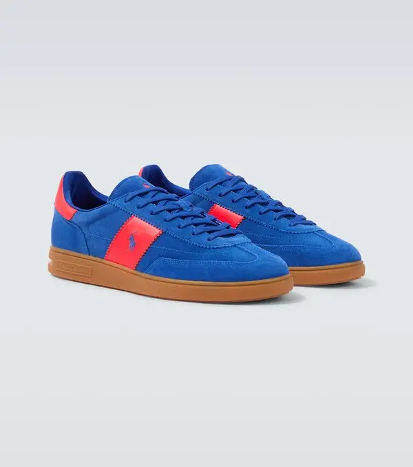 Polo Ralph Lauren Bedford Suede Lace-up Sneakers - Blue