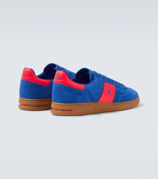 Polo Ralph Lauren Bedford Suede Lace-up Sneakers - Blue