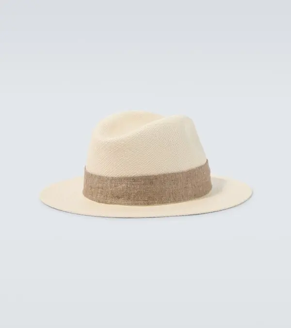 Kiton Straw Fedora