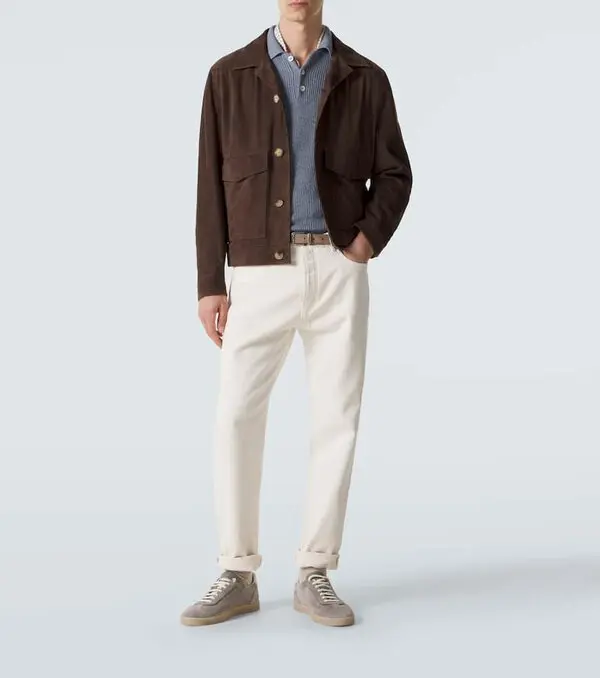 Brunello Cucinelli Suede Jacket