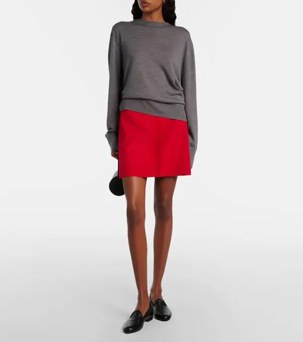 Stouls Lucie 22 Suede Miniskirt