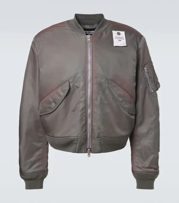 Acne Studios Cropped Bomber Jacket