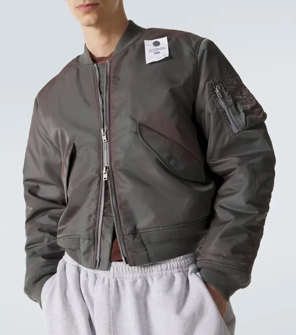 Acne Studios Cropped Bomber Jacket