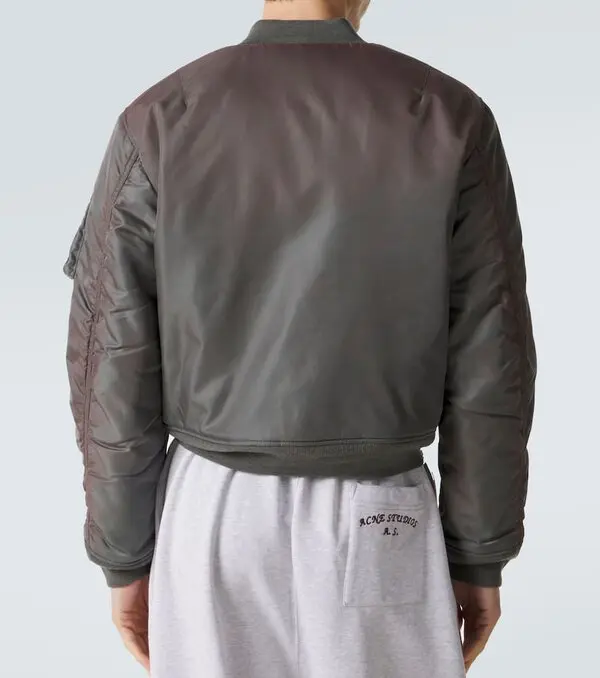 Acne Studios Cropped Bomber Jacket