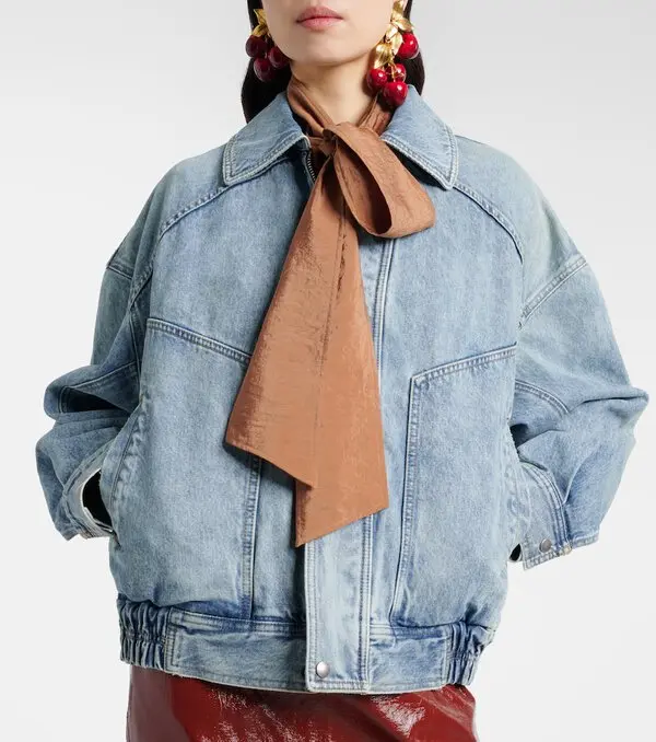 Saint Laurent Denim Blouson Jacket