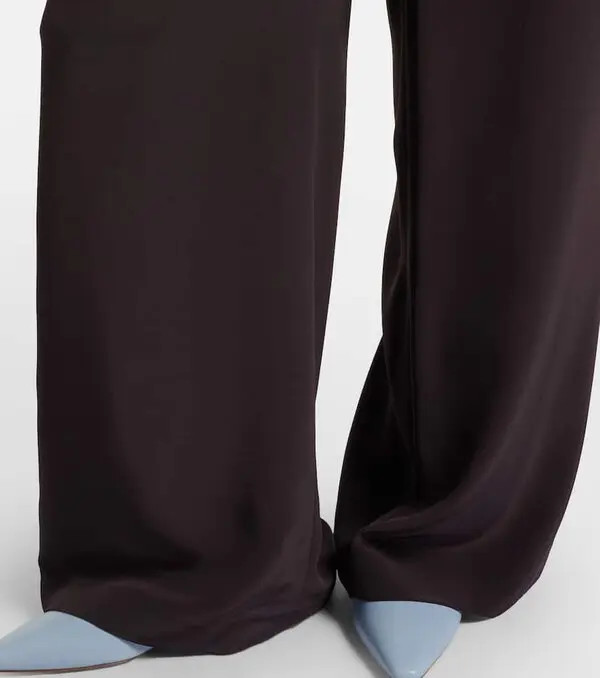 JOSEPH Nour Wide-leg Pants - Brown