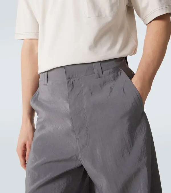 LEMAIRE Silk-blend Barrel-leg Trousers