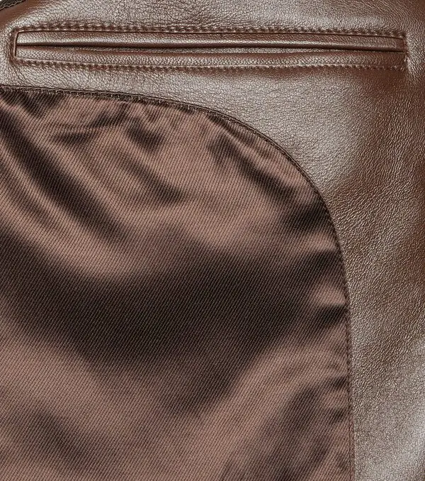 TOM FORD Leather Blazer