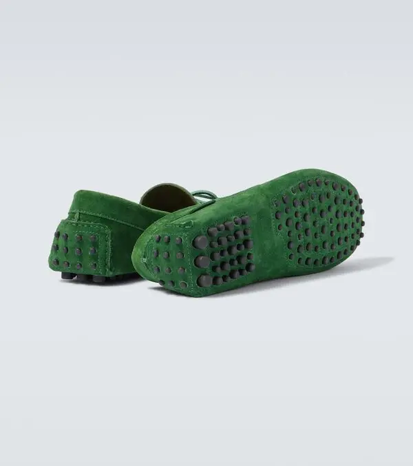 TOM FORD Suede Driving Shoes - Green