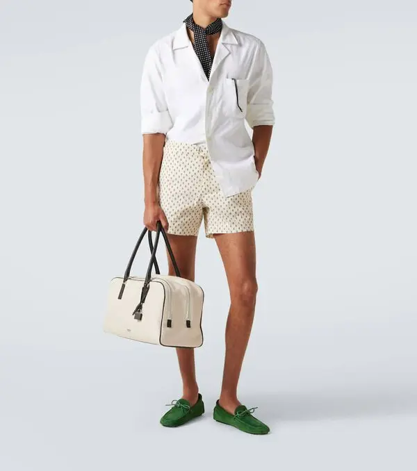 TOM FORD Suede Driving Shoes - Green